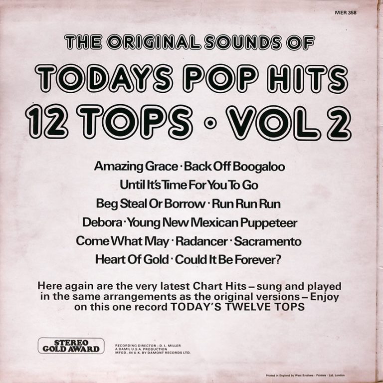 12 Tops - Today's Pop Hits Vol. 02 - Cover Heaven