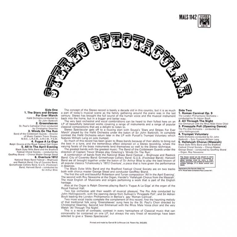 Stereo Spectacular - Various Artists - Cover Heaven